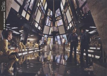 Drax' Headquarters, Pyramid Control Room | Ken Adam Archiv