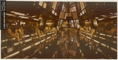 Drax' Headquarters, Pyramid Control Room | Ken Adam Archiv